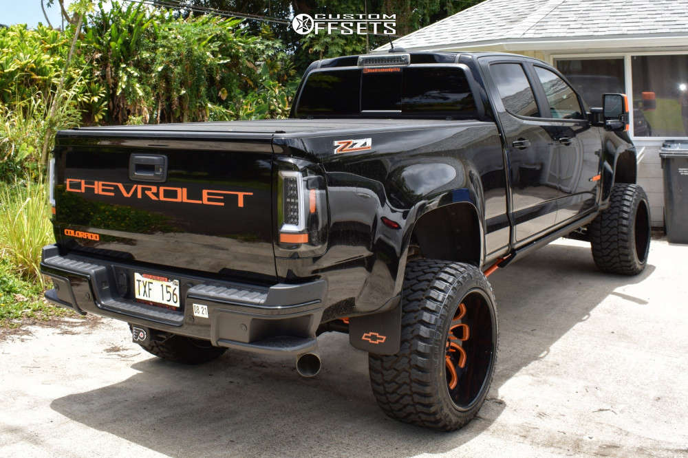 2020 Chevrolet Colorado with 22x14 -76 Grid GF10 and 33/14.5R22 Fury ...