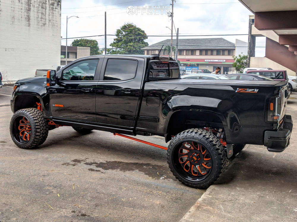2020 Chevrolet Colorado with 22x14 -76 Grid GF10 and 33/14.5R22 Fury ...