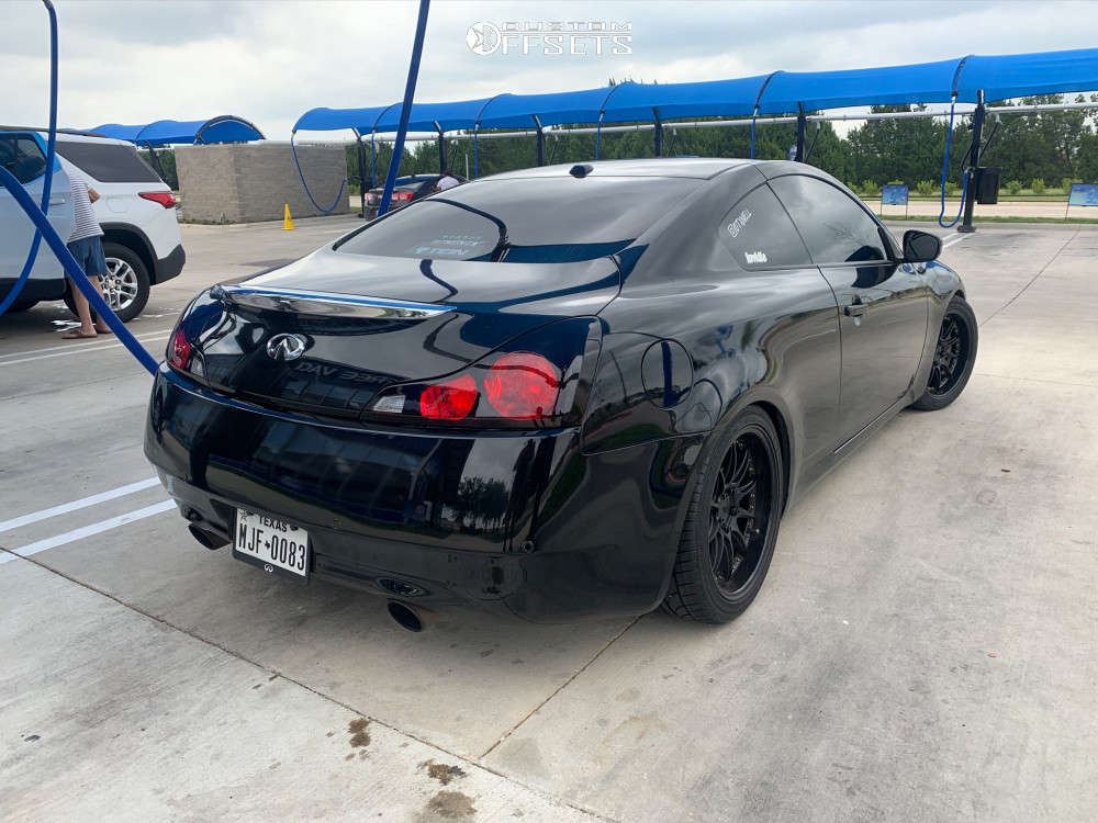 2010 INFINITI G37 with 18x9.5 30 Aodhan Ds07 and 275/35R18 Achilles Atr ...