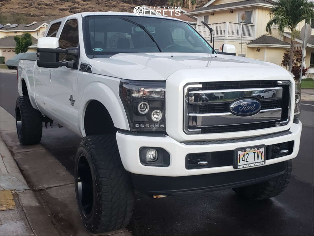 2016 Ford F-250 Super Duty with 22x12 -44 Fuel Sledge and 37/13.5R22 ...