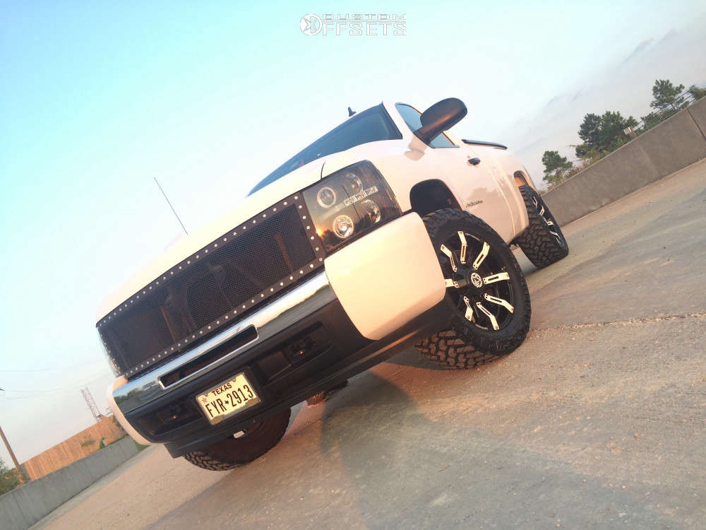 2009 Chevrolet Silverado 1500 with 20x9 -12 Anthem Off-Road Defender ...