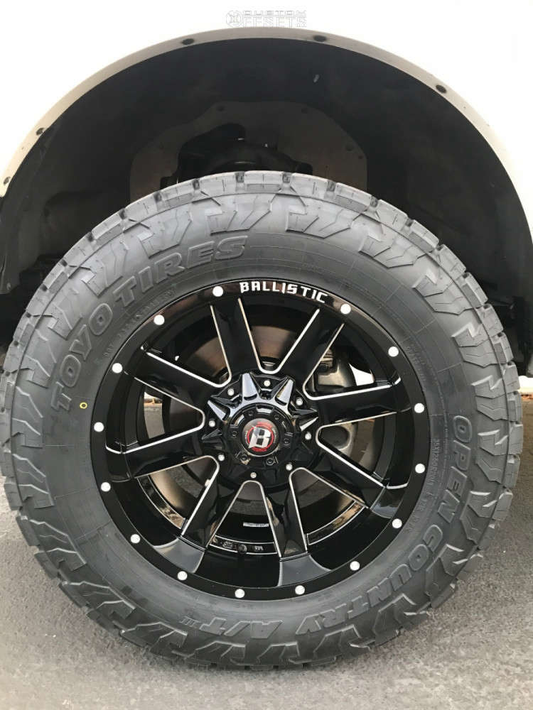 2016 Ford F-150 with 20x10 -19 Ballistic Rage and 35/12.5R20 Toyo Tires ...