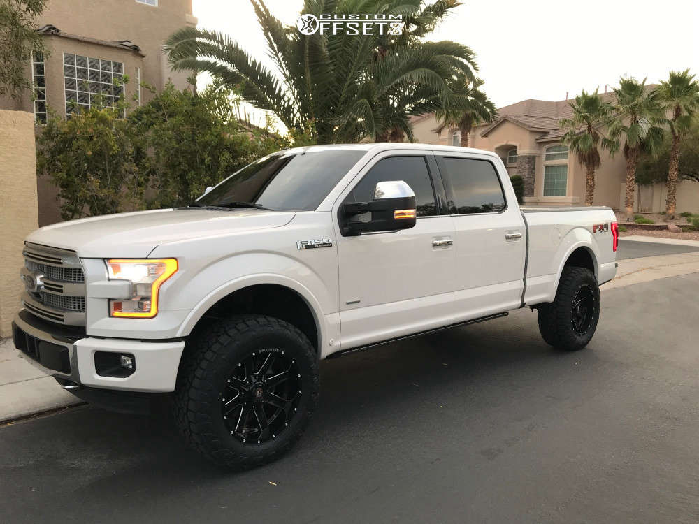 2016 Ford F-150 with 20x10 -19 Ballistic Rage and 35/12.5R20 Toyo Tires Open Country A/T III and ...
