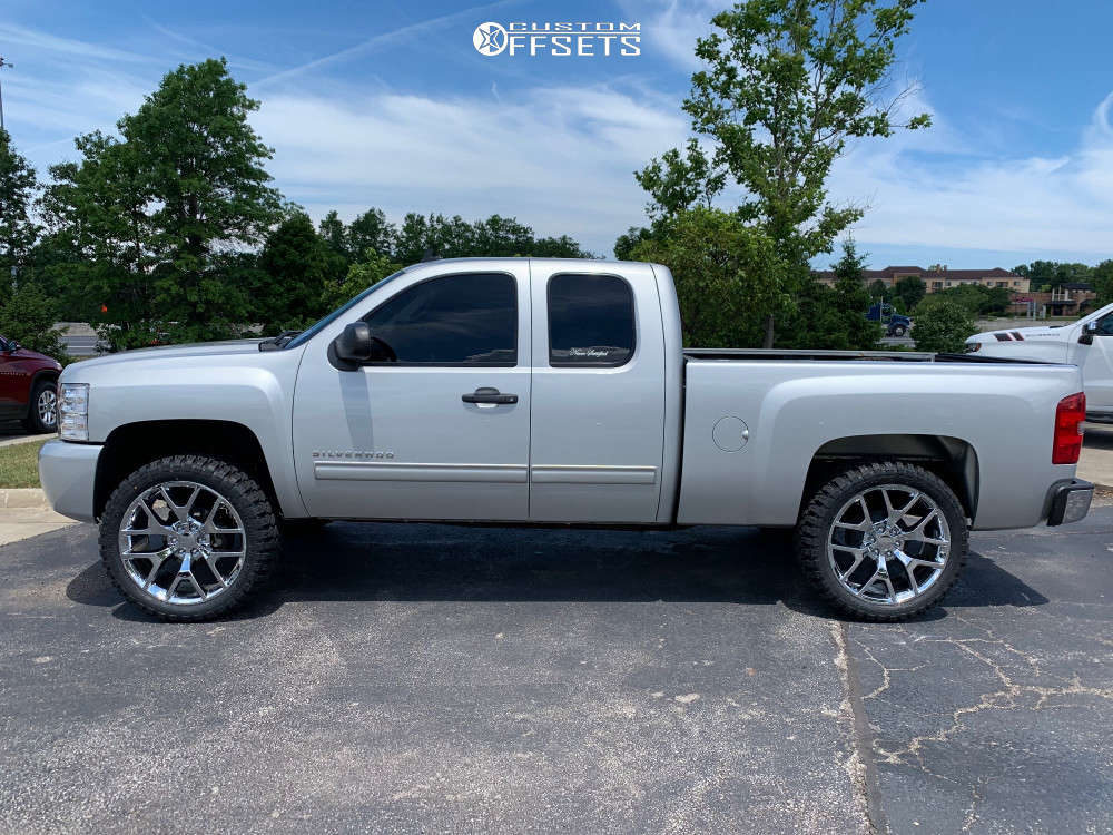2011 Chevrolet Silverado 1500 with 24x10 31 OE Performance 169 and 35/ ...