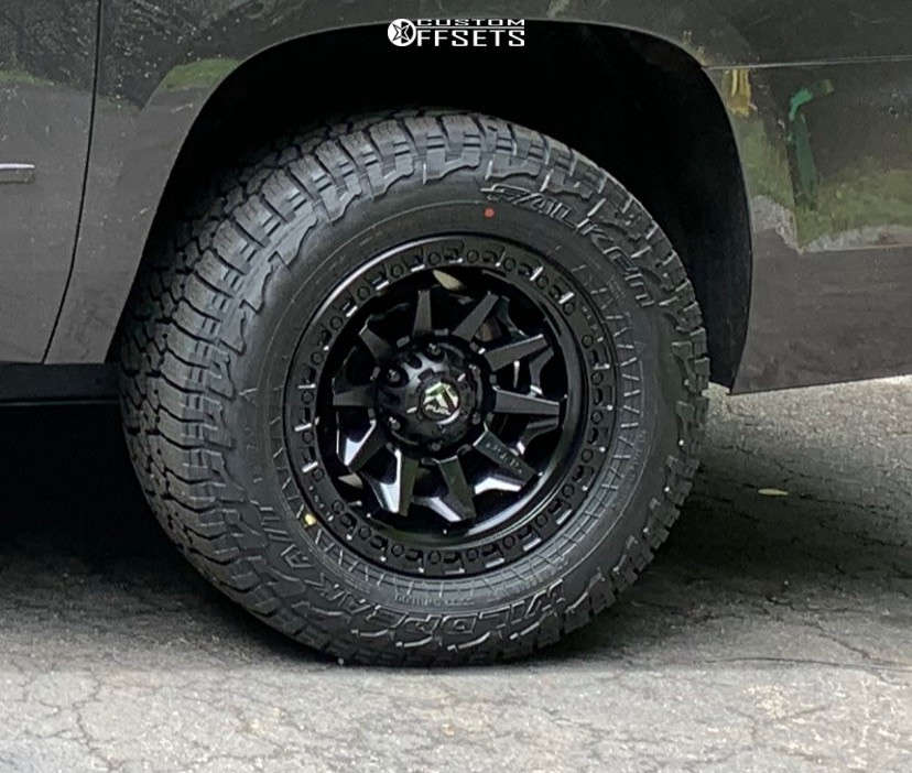 2017 Chevrolet Suburban with 18x9 20 Fuel Covert and 275/65R18 Falken ...