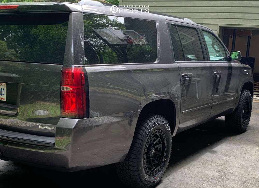 2017 Chevrolet Suburban with 18x9 20 Fuel Covert and 275/65R18 Falken ...
