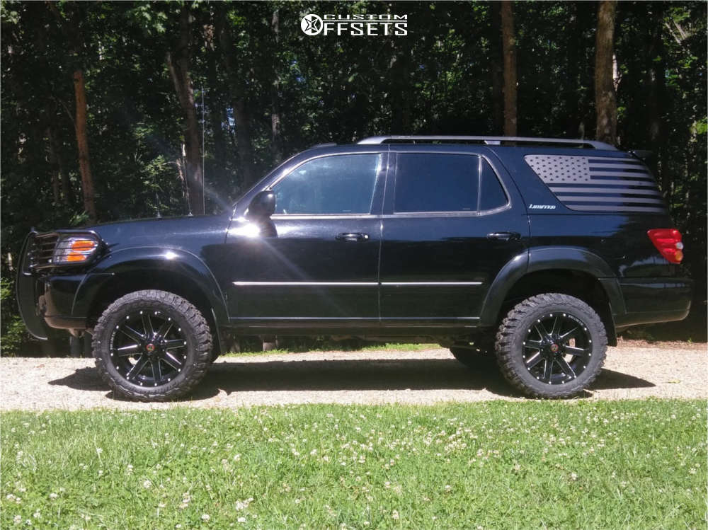 2001 Toyota Sequoia with 20x10 -19 Ballistic Rage and 33/12.5R20 ...