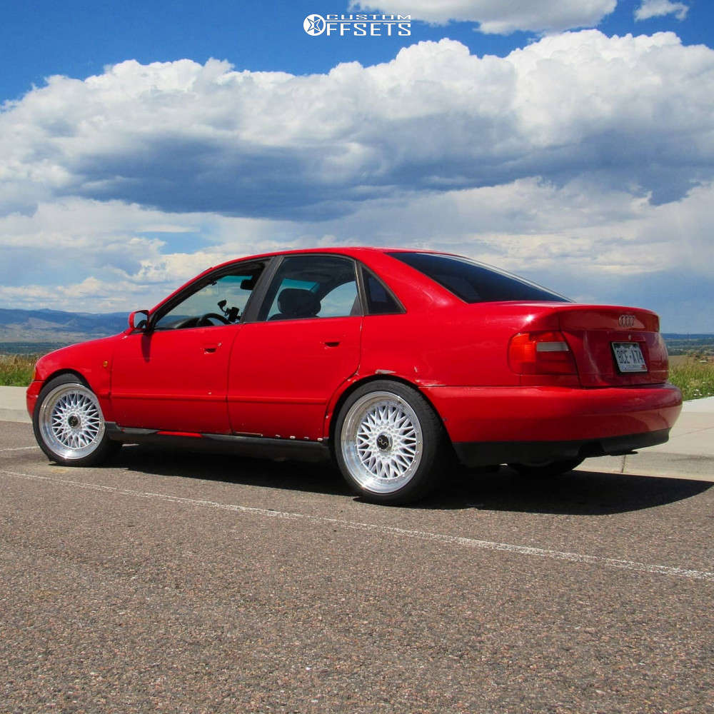 1998 Audi A4 Quattro with 18x8.5 30 JNC Jnc004 and 225/40R18 Federal ...