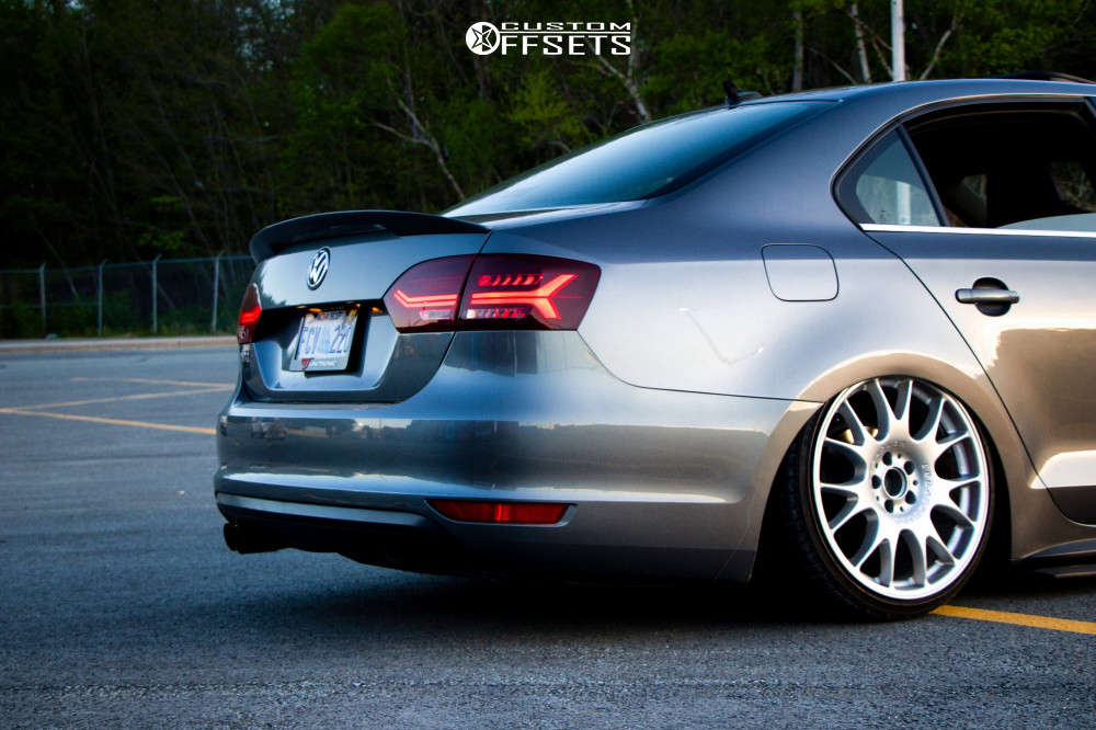 2012 Volkswagen Jetta with 19x8.5 35 BBS Ch and 215/35R19 Sailun ...