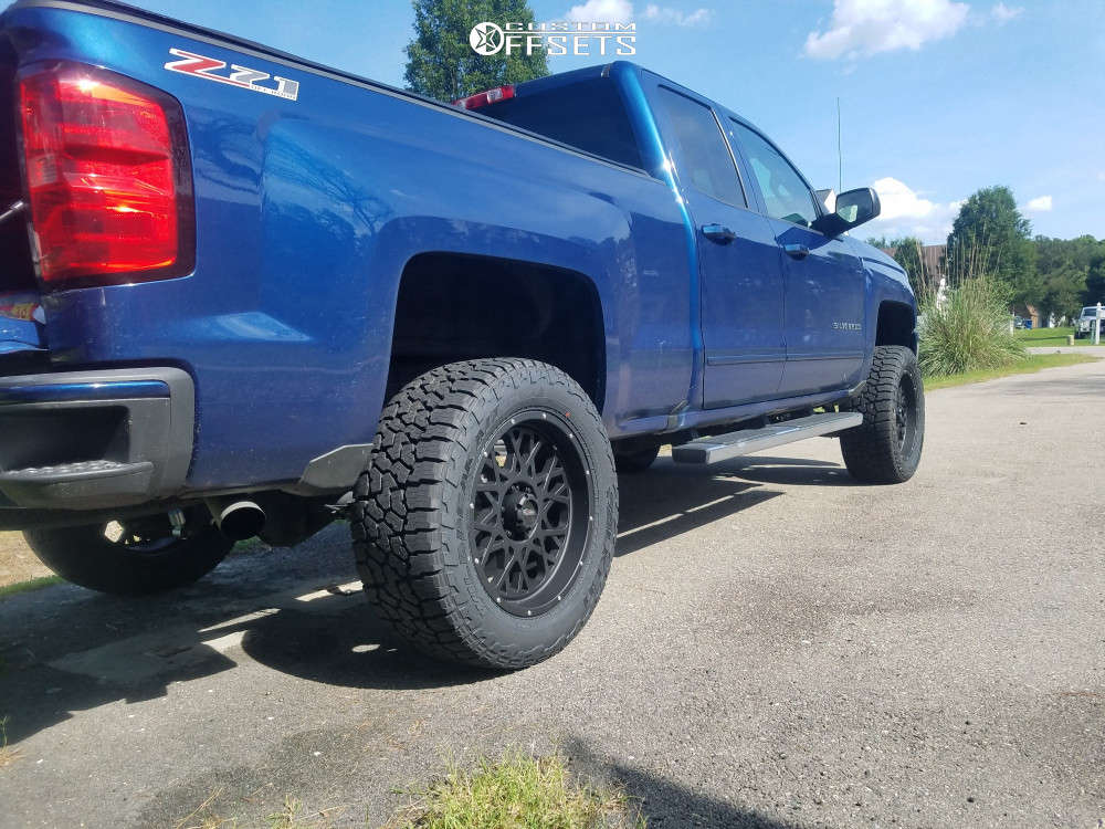 2016 Chevrolet Silverado 1500 with 20x9 10 Vision Rocker and 305/55R20 ...