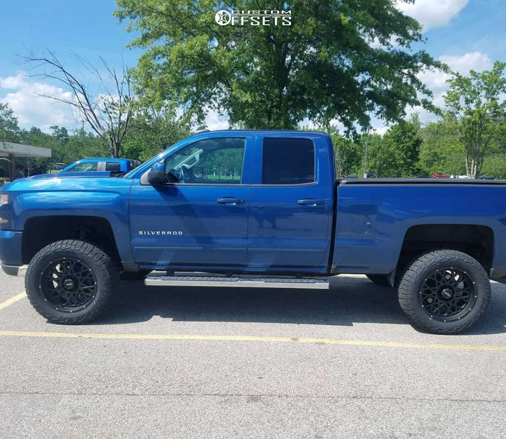 2016 Chevrolet Silverado 1500 with 20x9 10 Vision Rocker and 305/55R20 ...