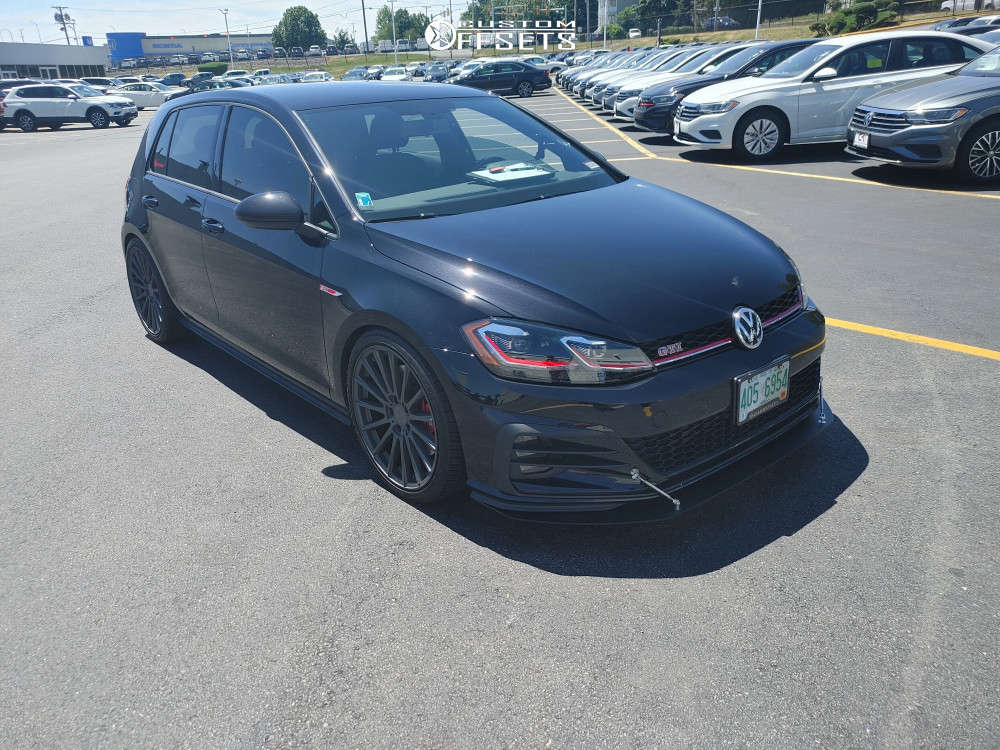 2019 Volkswagen GTI with 19x8.5 43 TSW Chicane and 245/35R19 Toyo Tires ...