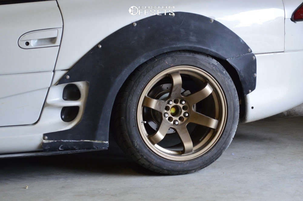 1996 Mitsubishi 3000GT with 17x10 15 STR 526 and 275/40R17 Federal ...