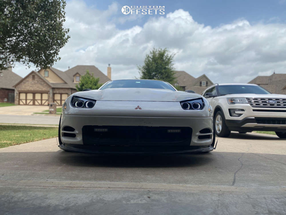 1996 Mitsubishi 3000GT with 17x10 15 STR 526 and 275/40R17 Federal ...