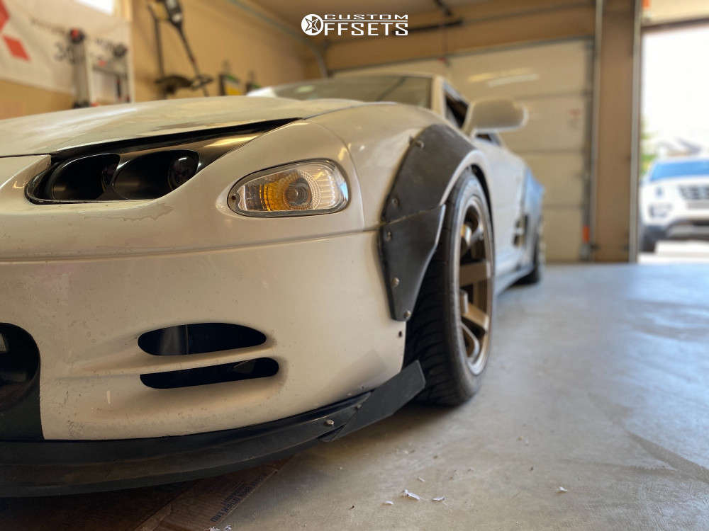 1996 Mitsubishi 3000GT with 17x10 15 STR 526 and 275/40R17 Federal ...