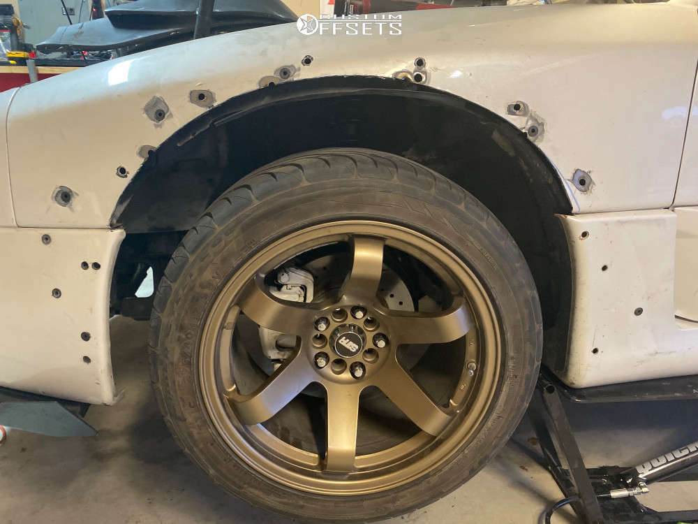 1996 Mitsubishi 3000GT with 17x10 15 STR 526 and 275/40R17 Federal ...