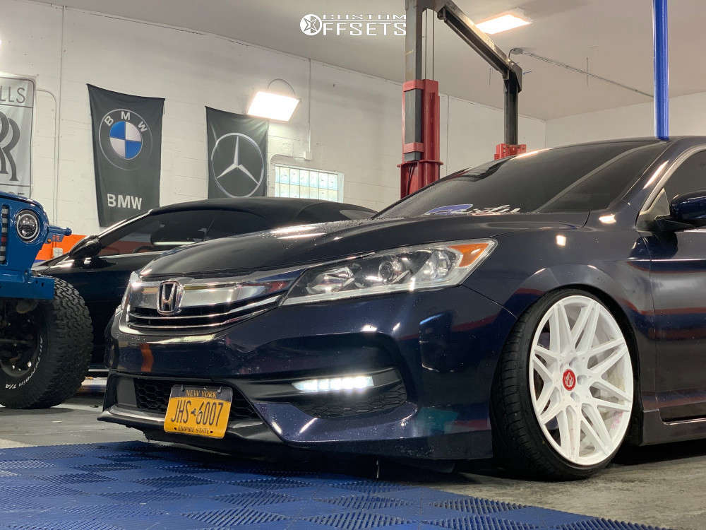 2016 Honda Accord with 19x9.5 22 VIP Modular Vrc13 and 245/35R19 ...