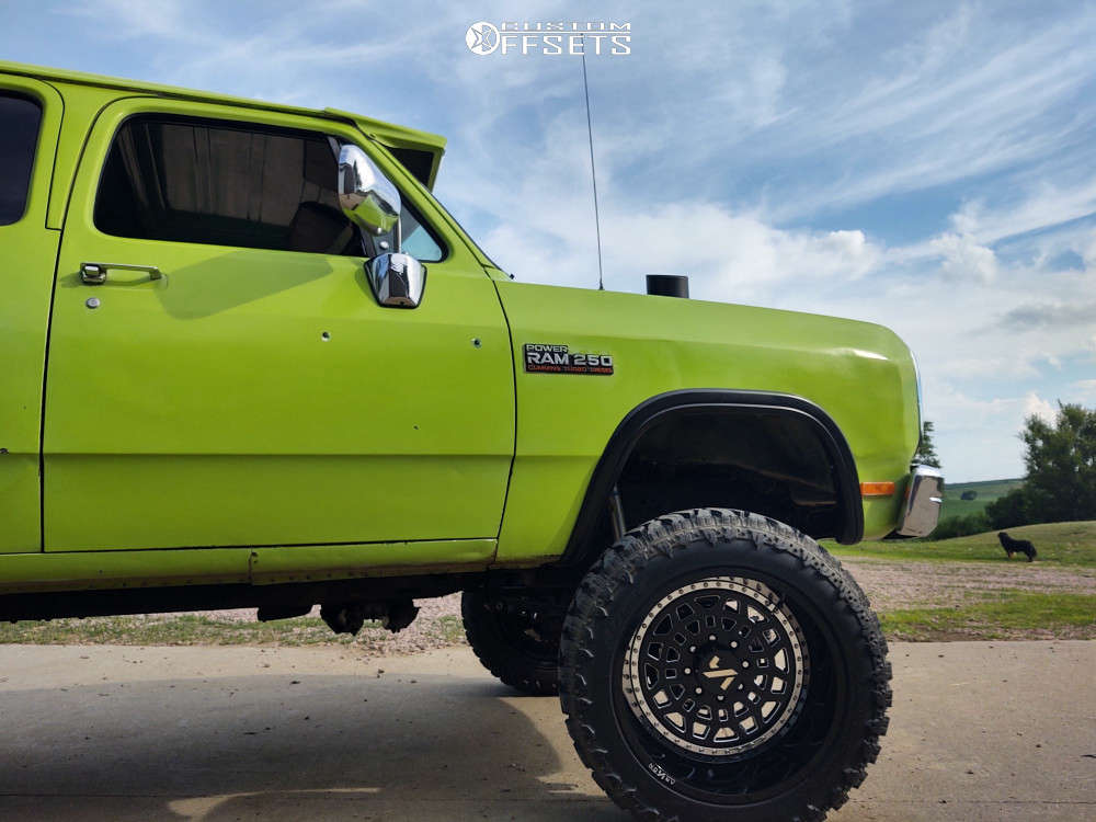 1984 Dodge W350 with 22x14 -81 ARKON OFF-ROAD Crown Series Triumph and ...