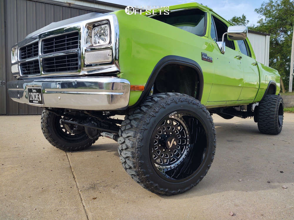1984 Dodge W350 with 22x14 -81 ARKON OFF-ROAD Crown Series Triumph and ...