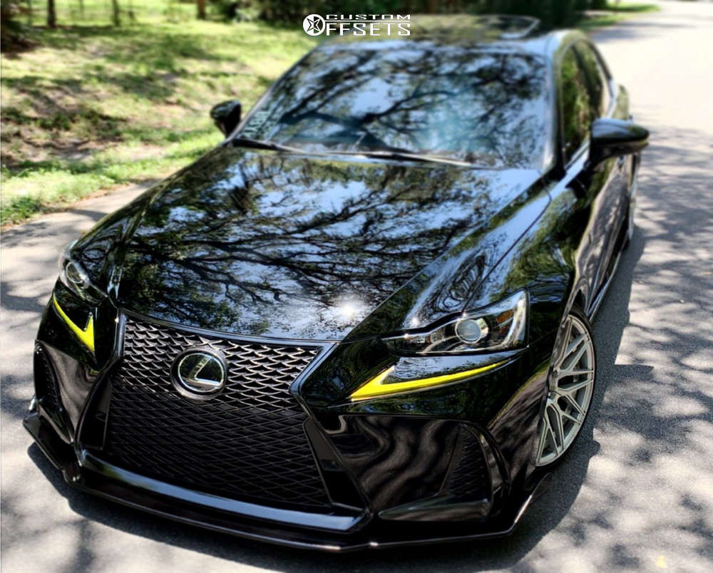 2020 Lexus IS300 with 18x8.5 38 F1R F17 and 215/35R18 Westlake Sa07 and ...