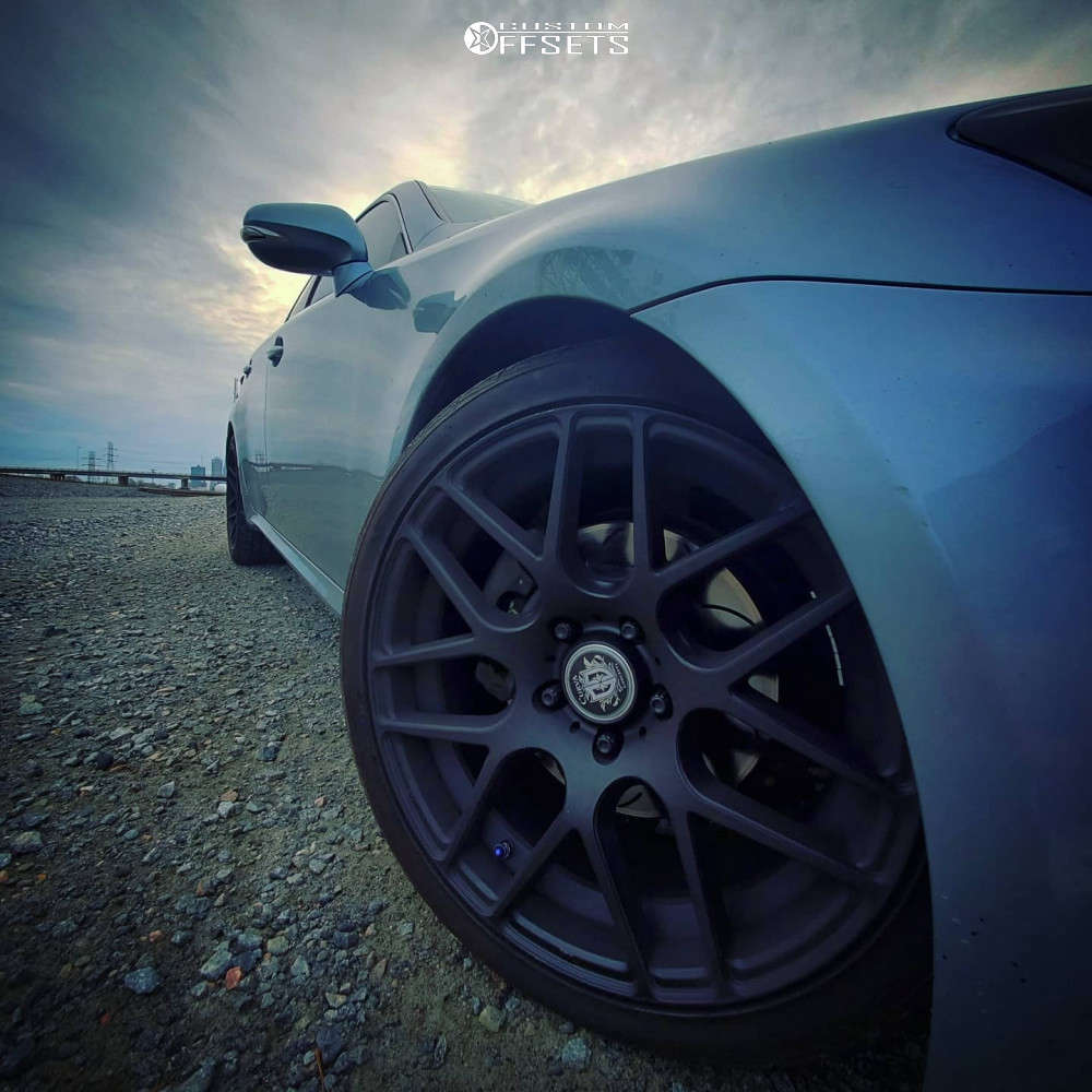 2009 Lexus IS250 with 18x8.5 35 Curva C7 and 225/35R18 Nitto Neo Gen ...