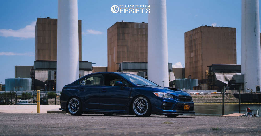 2019 Subaru WRX with 18x8.5 30 Enkei RPF1 and 245/40R18 Toyo Tires ...