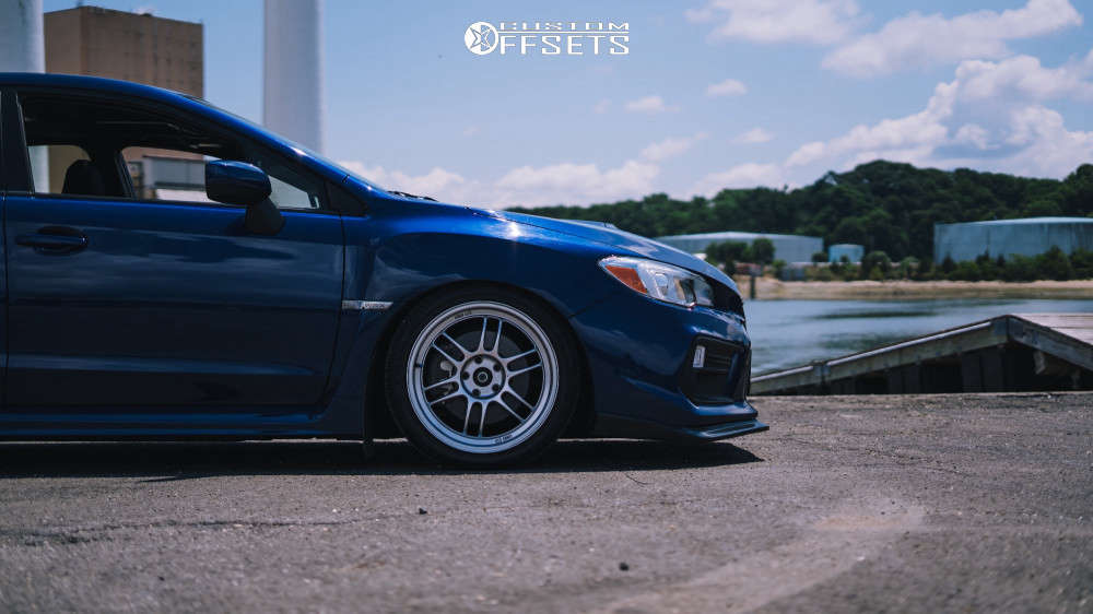 2019 Subaru WRX with 18x8.5 30 Enkei RPF1 and 245/40R18 Toyo Tires ...