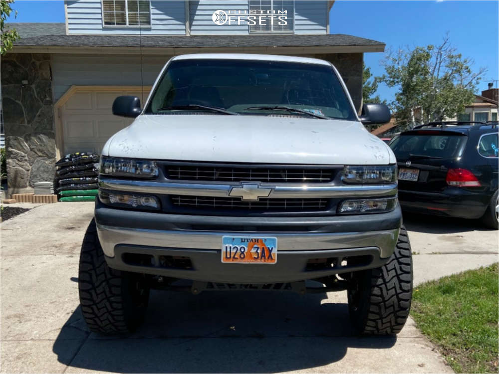 2002 Chevrolet Silverado 1500 with 20x11.5 -44 Black Rhino Grimlock and ...