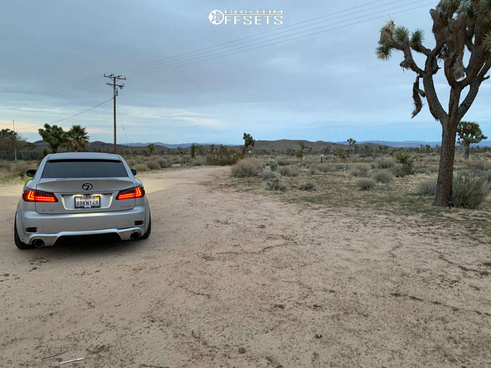2006 Lexus IS350 with 18x9.5 15 Enkei RPF1 and 225/40R18 Achilles Atr ...