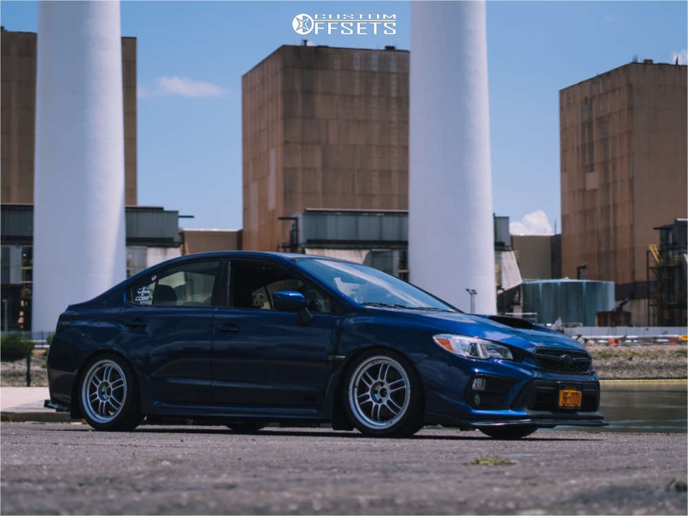 2019 Subaru WRX with 18x8.5 30 Enkei RPF1 and 235/40R18 Toyo Tires ...