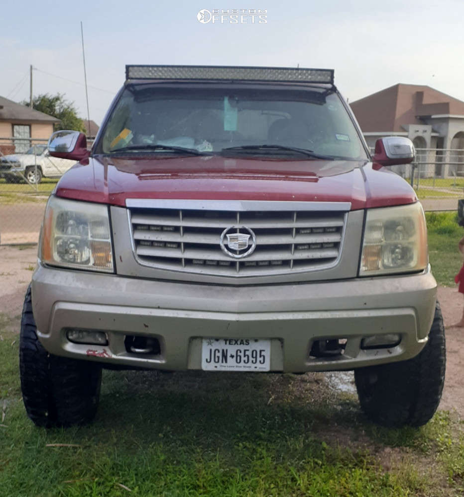 2005 Cadillac Escalade EXT with 22x12 -44 Axe Offroad Ax2.2 and 35/12 ...