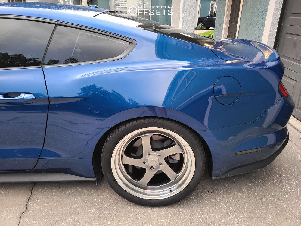 2018 Ford Mustang with 20x8.5 17 F1R F28 and 255/35R20 Achilles Atr ...