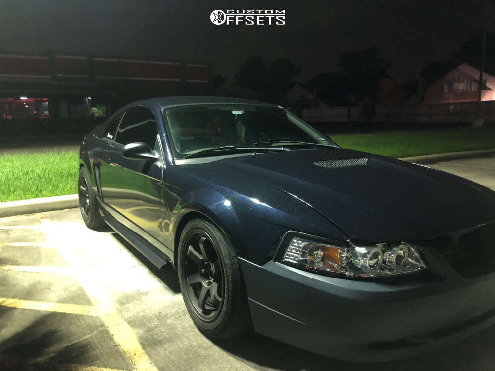 2000 Ford Mustang with 17x9.5 42 Rota Grid and 255/55R17 Yokohama ...