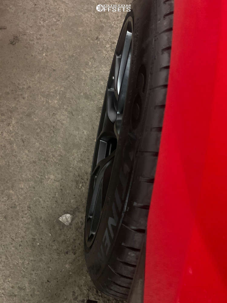 2018 Honda Civic with 18x9.5 35 ESR Rf2 and 245/40R18 Continental ...