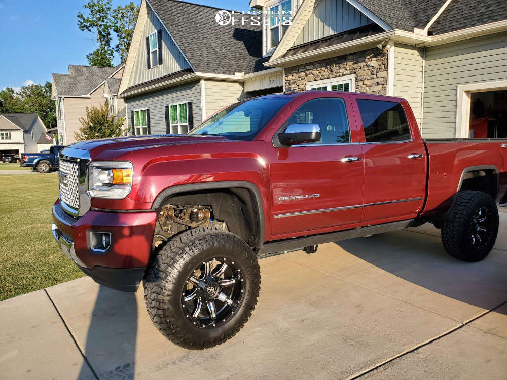 2016 GMC Sierra 2500 HD with 20x10 -12 XF Offroad Xf-215 and 37/12.5R20 ...