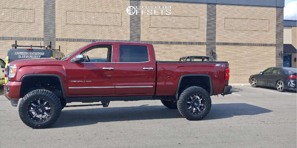 2016 GMC Sierra 2500 HD with 20x10 -12 XF Offroad Xf-215 and 37/12.5R20 ...