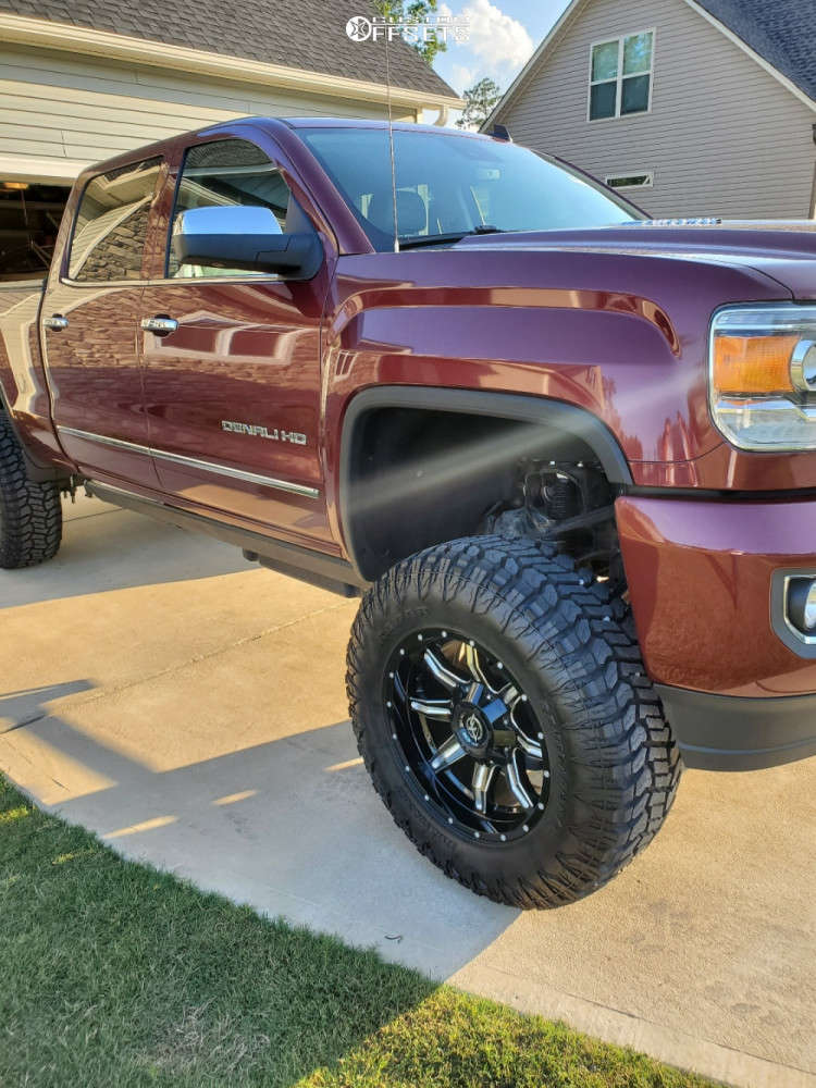 2016 GMC Sierra 2500 HD with 20x10 -12 XF Offroad Xf-215 and 37/12.5R20 ...