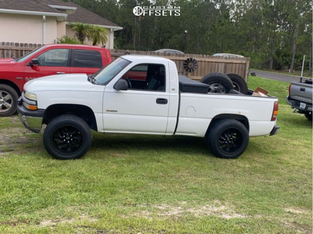 2000 Chevrolet Silverado 1500 with 20x12 -57 Vision Spyder and 315 ...