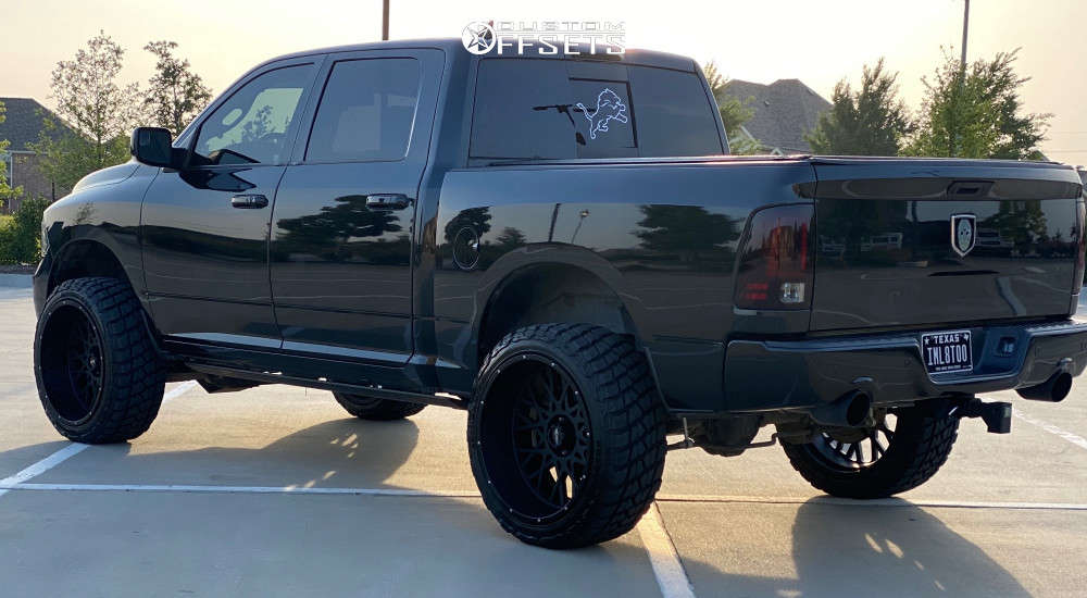 2016 Ram 1500 with 24x12 -51 Vision Rocker and 35/12.5R24 Road One ...