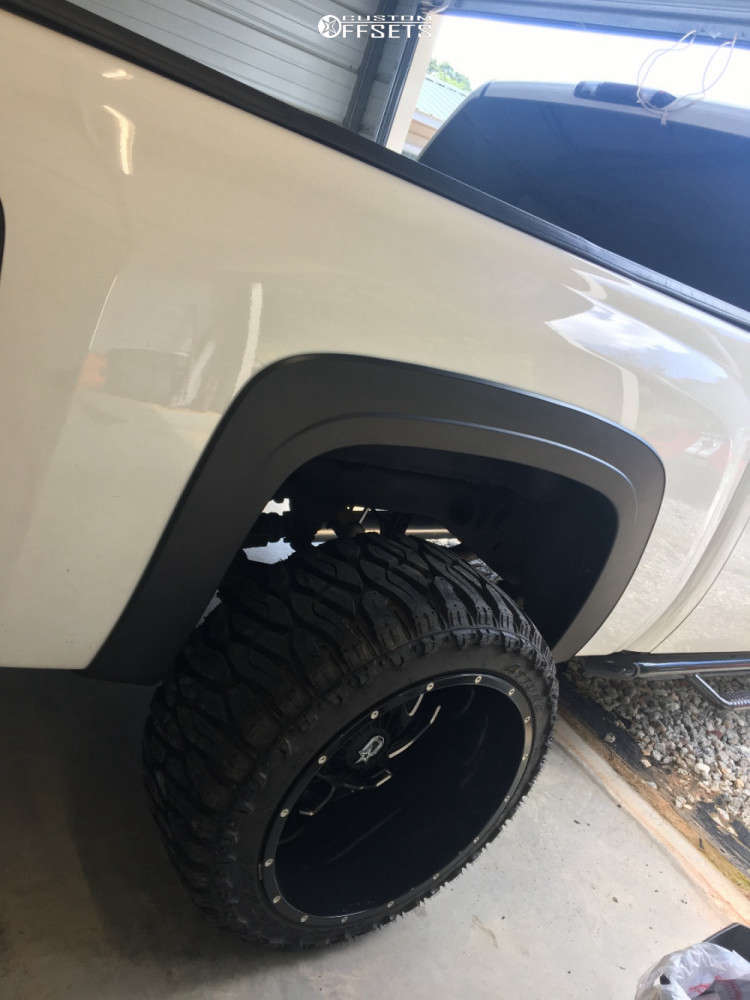 2007 Chevrolet Silverado 1500 with 22x14 -76 Dropstars 652bm and 355 ...