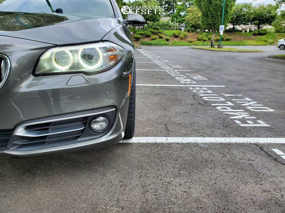 2014 BMW 528i XDrive with 20x9 20 Rohana Rc8 and 245/35R20 Toyo Tires ...