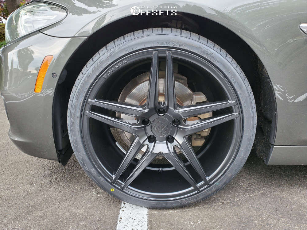 2014 BMW 528i XDrive with 20x9 20 Rohana Rc8 and 245/35R20 Toyo Tires ...