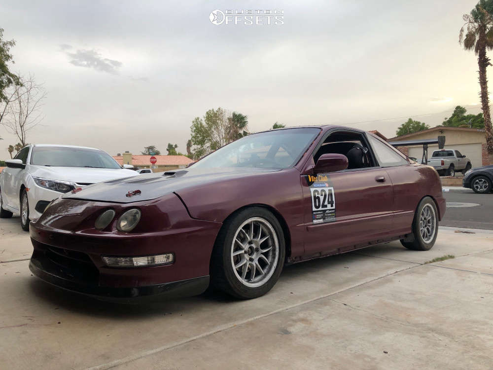 1999 Acura Integra with 15x8 32 949 Racing 6UL and 225/45R15 Toyo Tires ...