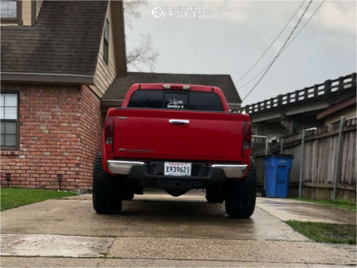 2010 Chevrolet Colorado with 20x12 -44 TIS 544 and 33/12.5R20 Fury ...
