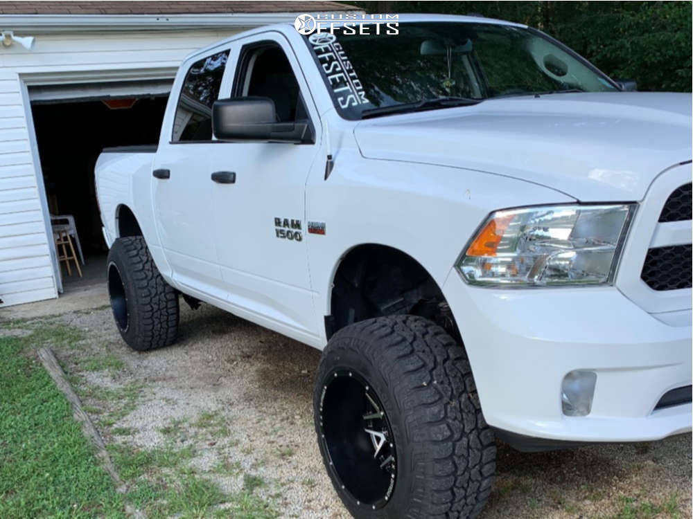 2016 Ram 1500 with 20x14 -76 KX Kx05 and 35/12.5R20 Federal Xplora Rt ...