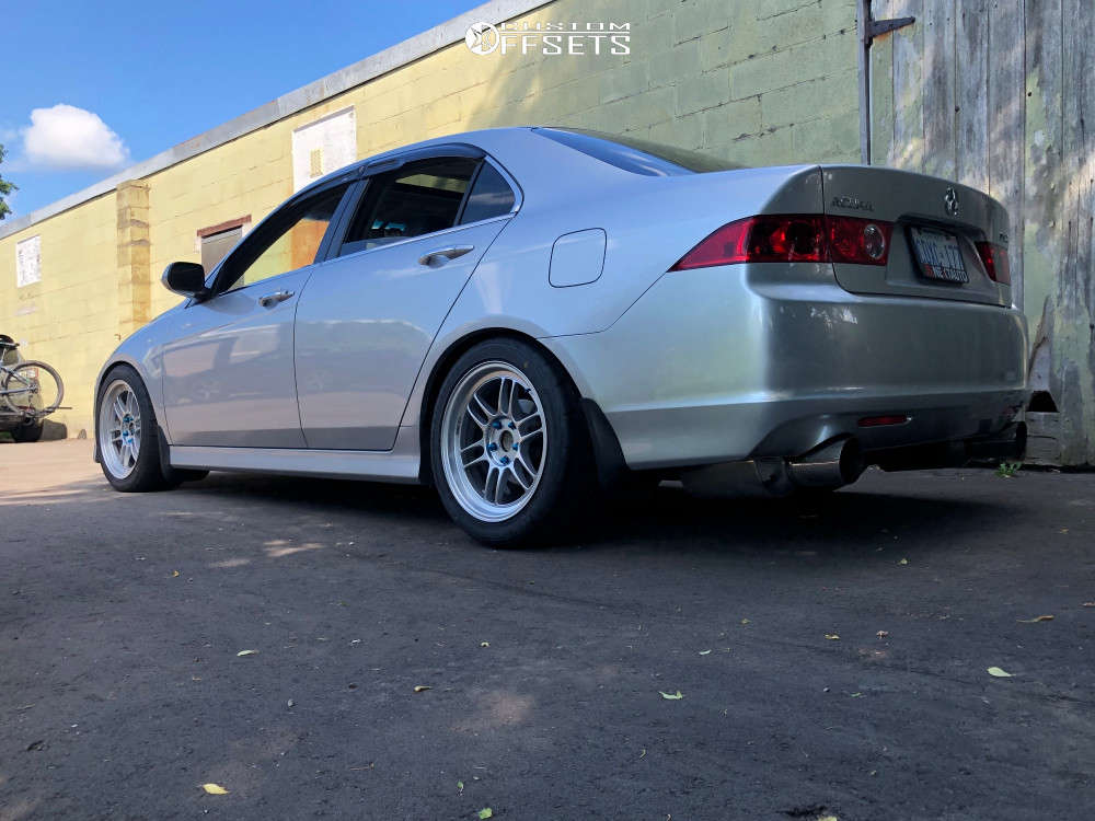 2006 Acura TSX with 17x9 45 Enkei RPF1 and 255/40R17 Firestone Firehawk ...