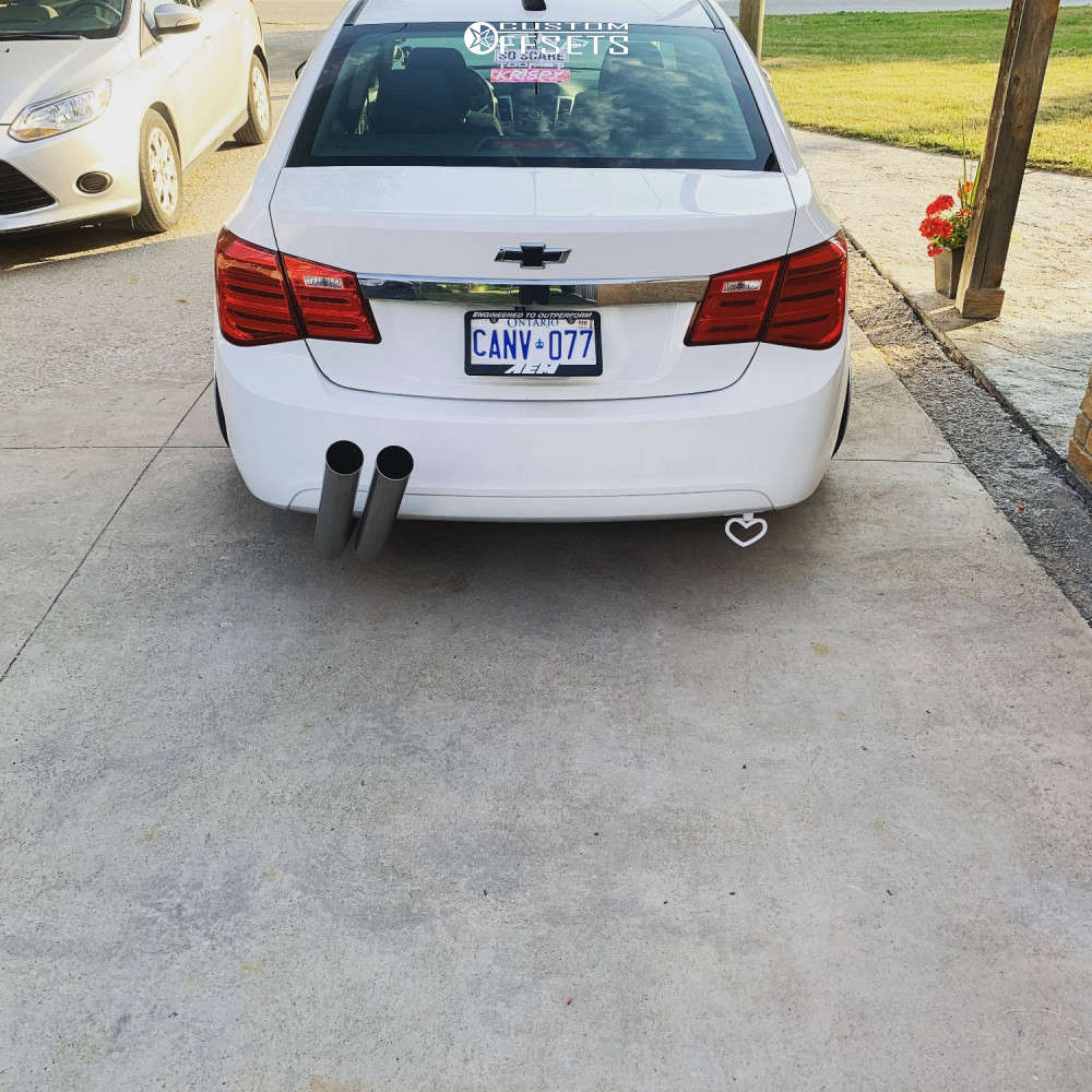 2015 Chevrolet Cruze with 18x9.5 30 Aodhan Ah04 and 215/35R18 Altenzo ...