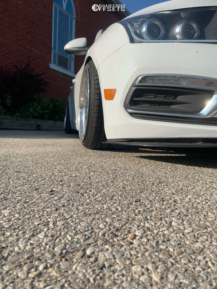 2015 Chevrolet Cruze with 18x9.5 30 Aodhan Ah04 and 215/35R18 Altenzo ...