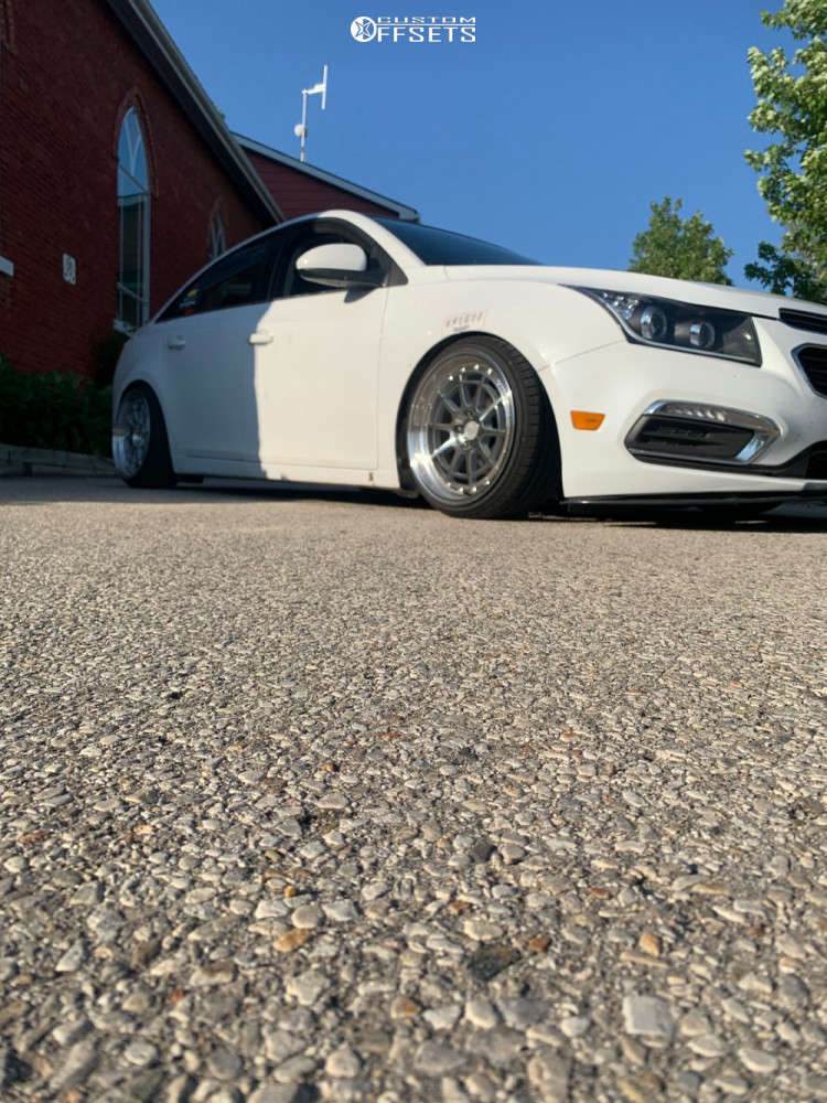 2015 Chevrolet Cruze with 18x9.5 30 Aodhan Ah04 and 215/35R18 Altenzo ...