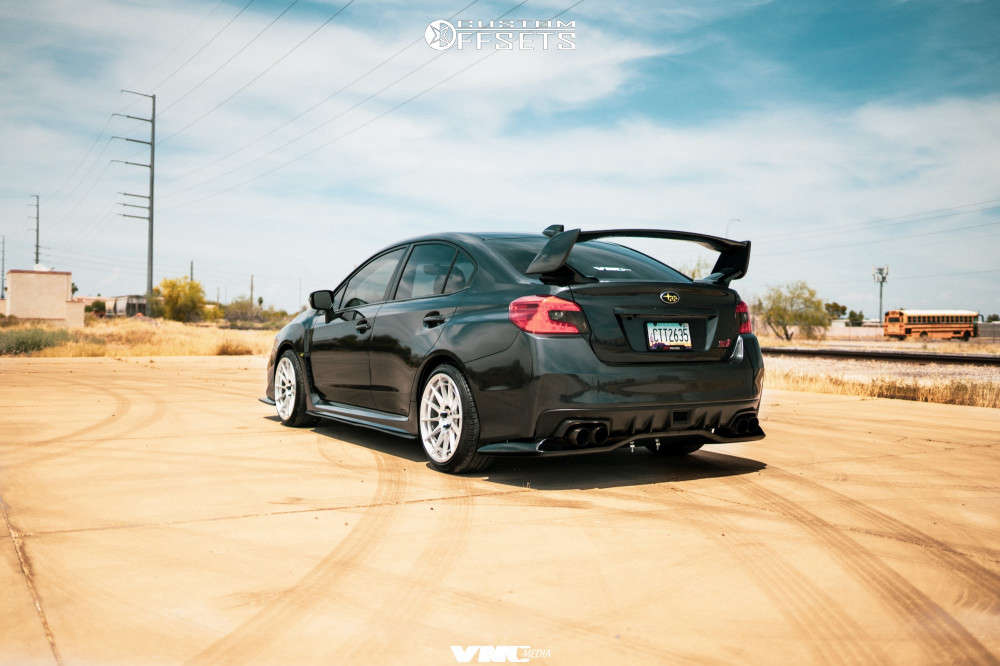 2018 Subaru WRX STI with 18x9 22 Varrstoen Mk8 and 225/40R18 ...